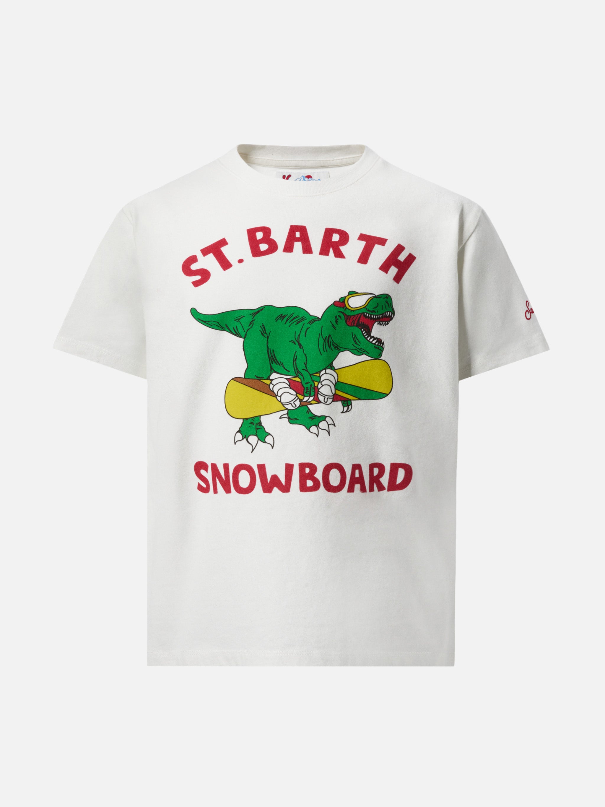 Heavy cotton t-shirt Cameron with skater dinosaur print – MC2 Saint Barth
