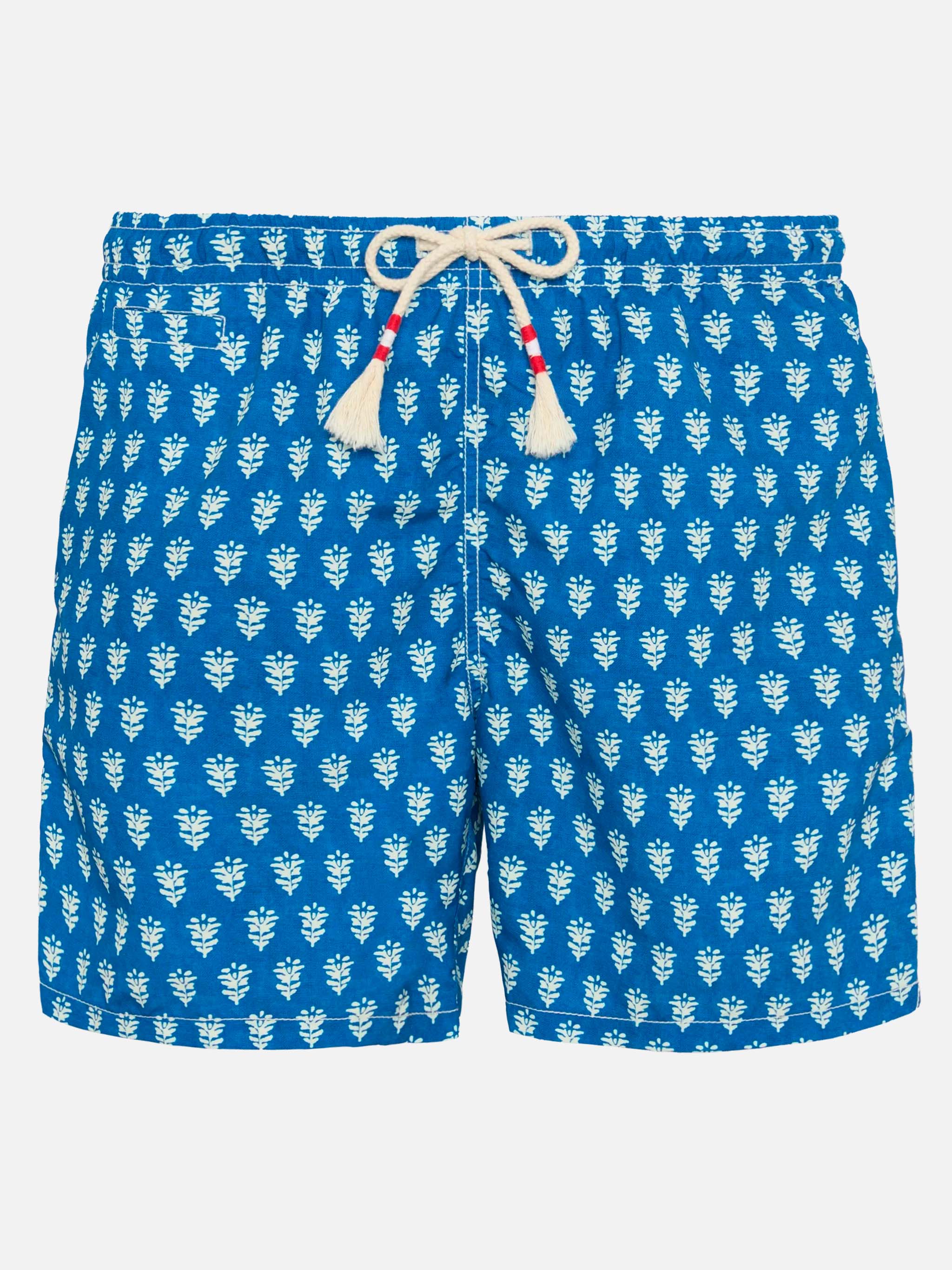 Mid-length swim-shorts Caprese with flower print – MC2 Saint Barth