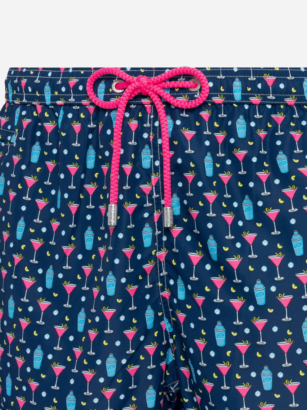Lightweight fabric swim shorts Lighting with cocktail print – MC2 Saint ...