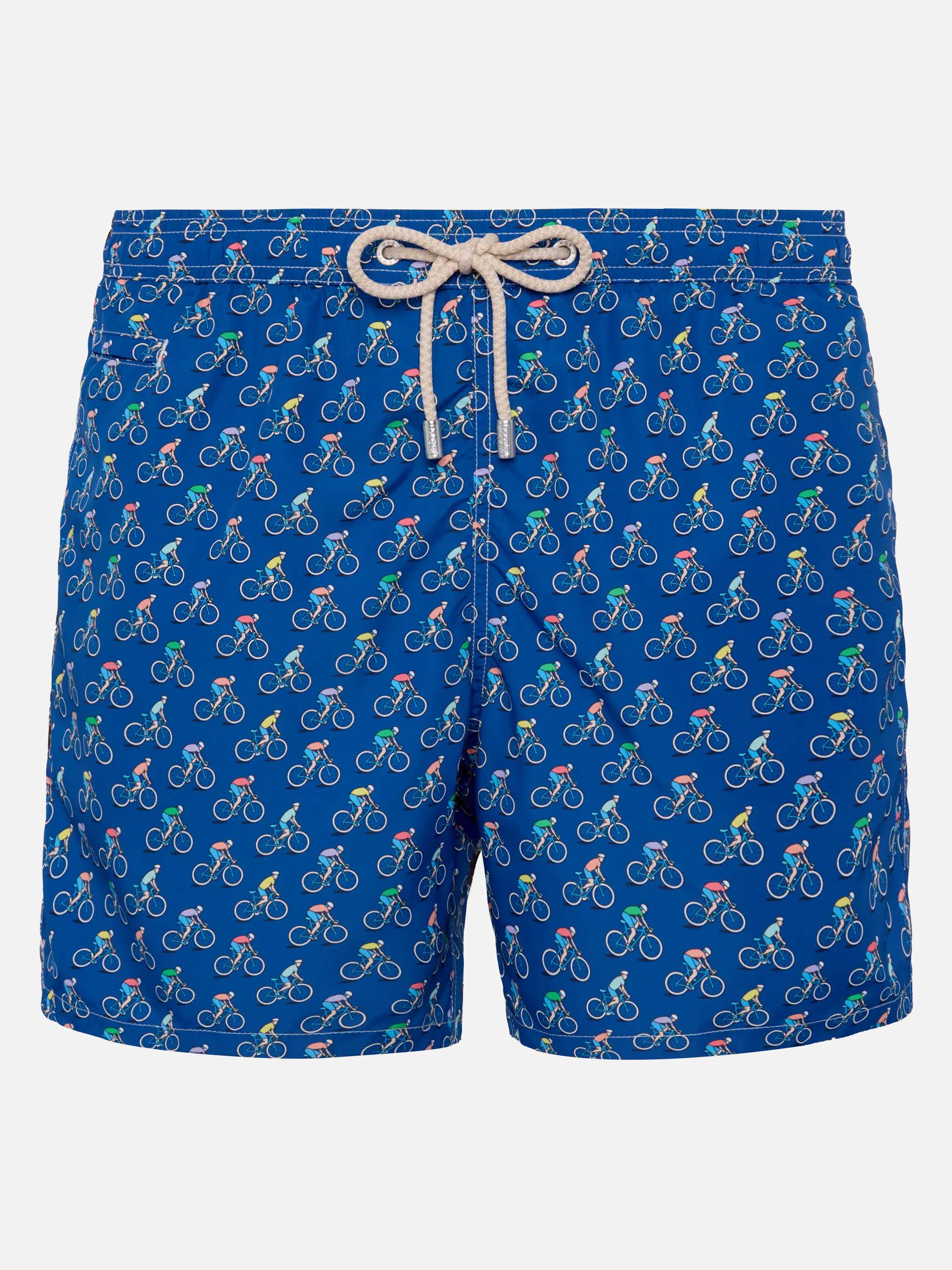 Lightweight fabric swim shorts Lighting with bikers print – MC2 Saint Barth