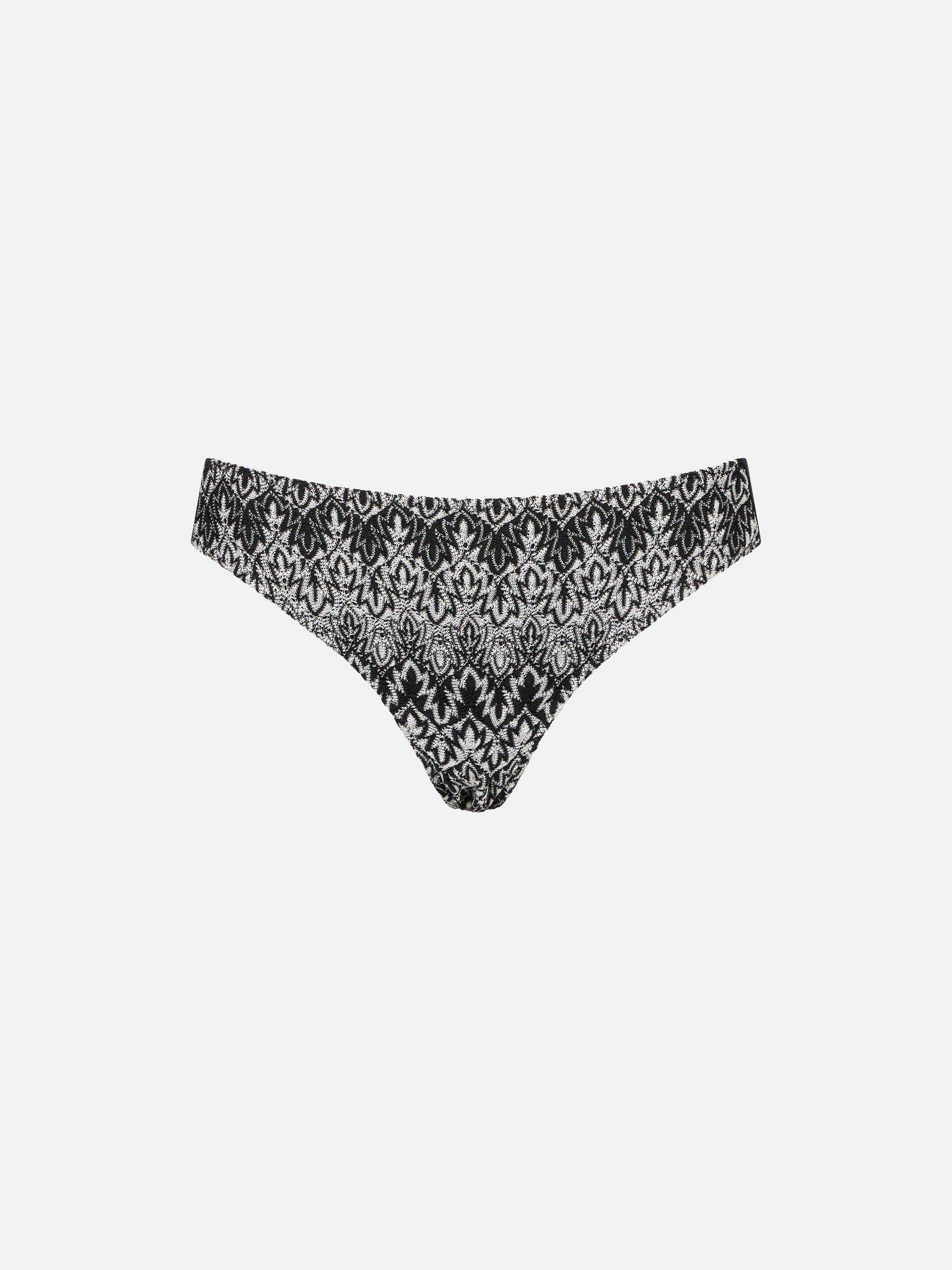 Woman knitted chevron swim briefs – MC2 Saint Barth