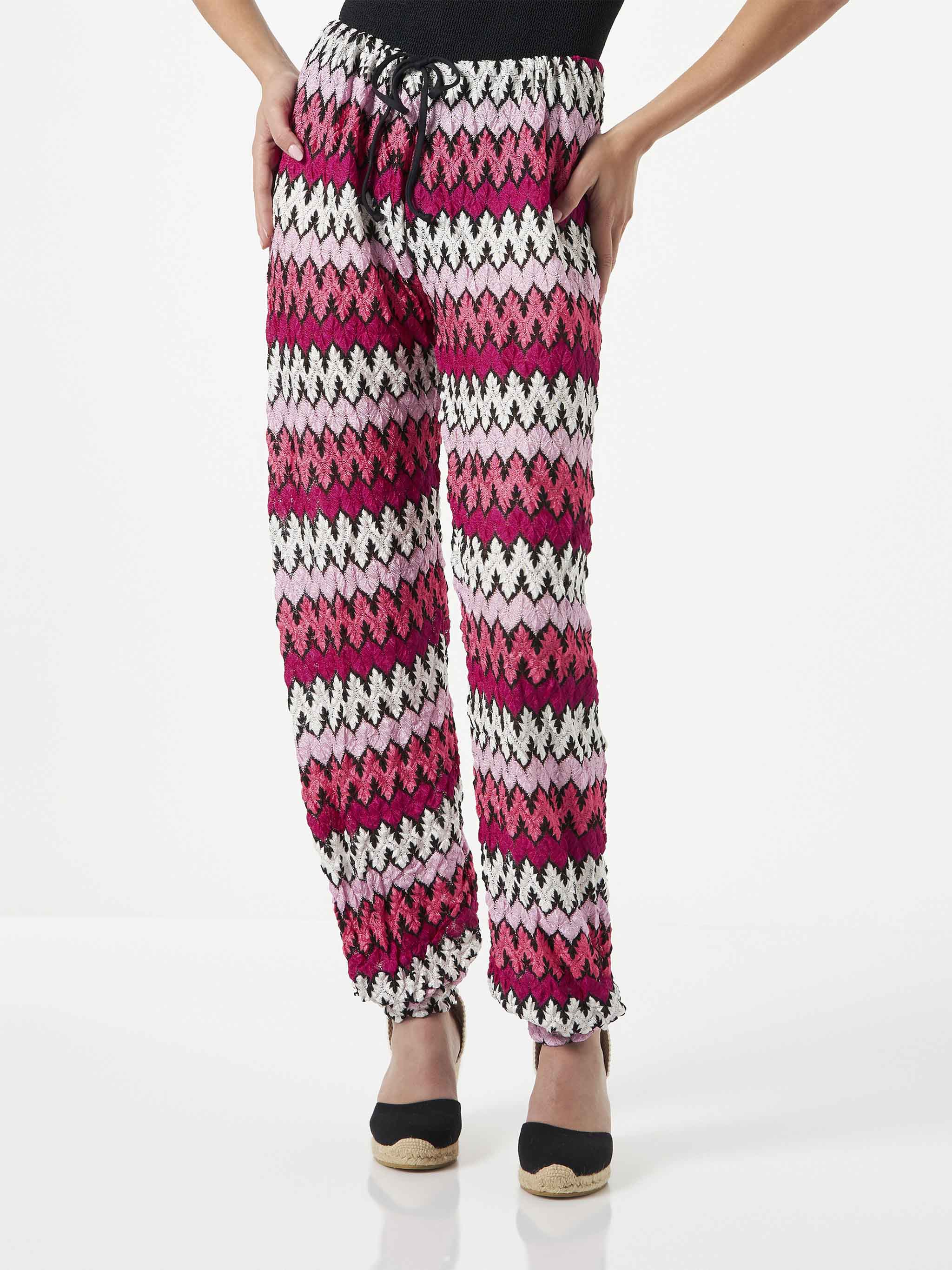 Chevron knitted jogger pants – MC2 Saint Barth